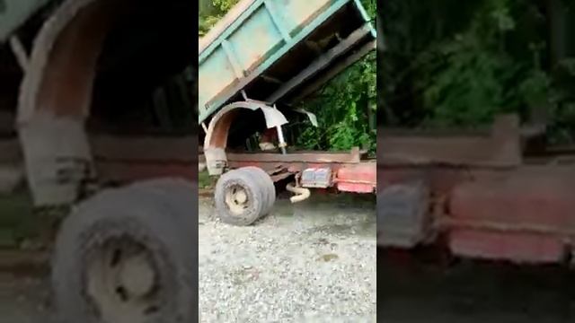 Гидроцилиндр подъема кузова ЗИЛ 554 8603010-24_4, 4 штока, 10 тонн