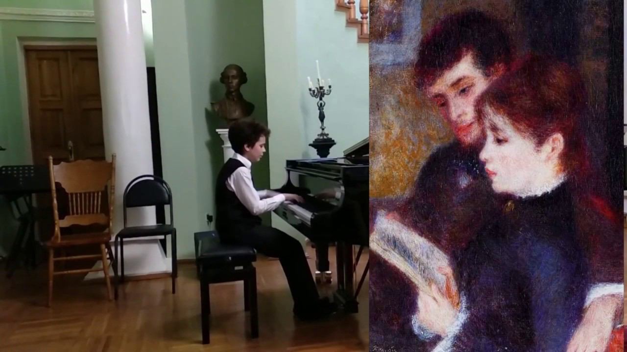 Окно №12, А.Ахматова «Звенела музыка в саду…», Д. Соколова., К.Дебюсси «Арабеска», М.Руденко.